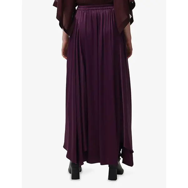 LEEM Panelled Woven Maxi Skirt