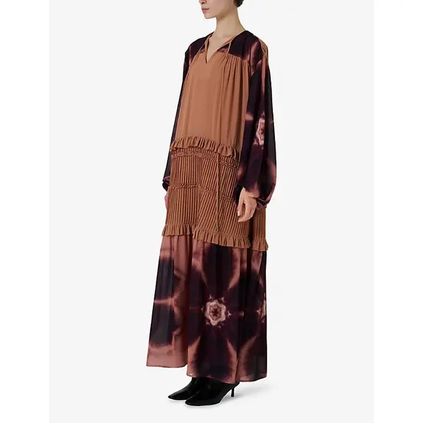 LEEM Printed Woven Maxi Kaftan