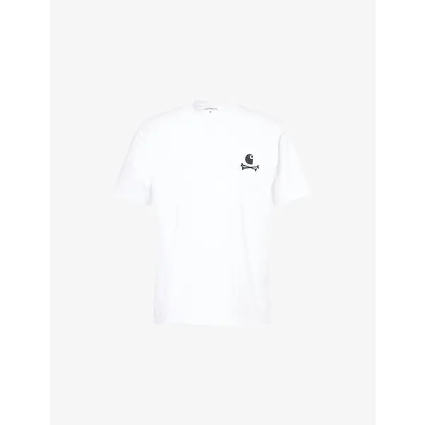 Carhartt Work In Progress Regular-fit Logo Archive Cotton T-shirt - White