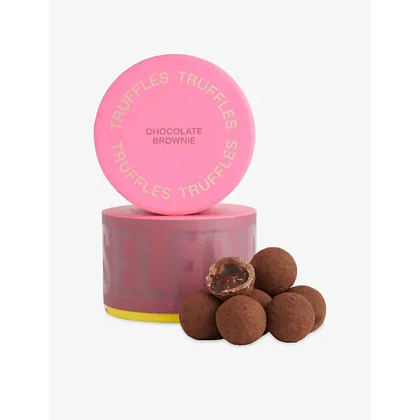 SELFRIDGES SELECTION Chocolate Brownie Truffles 10-pieces 120g - One-color
