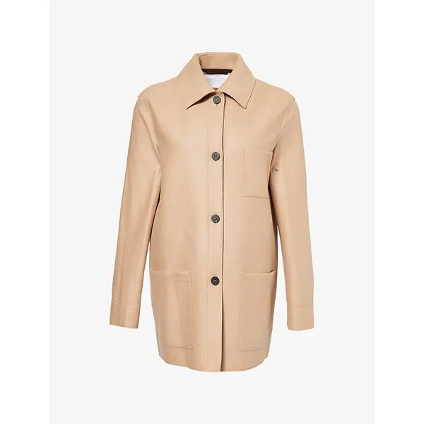 Harris Wharf London Chore Light Pressed Wool Jacket