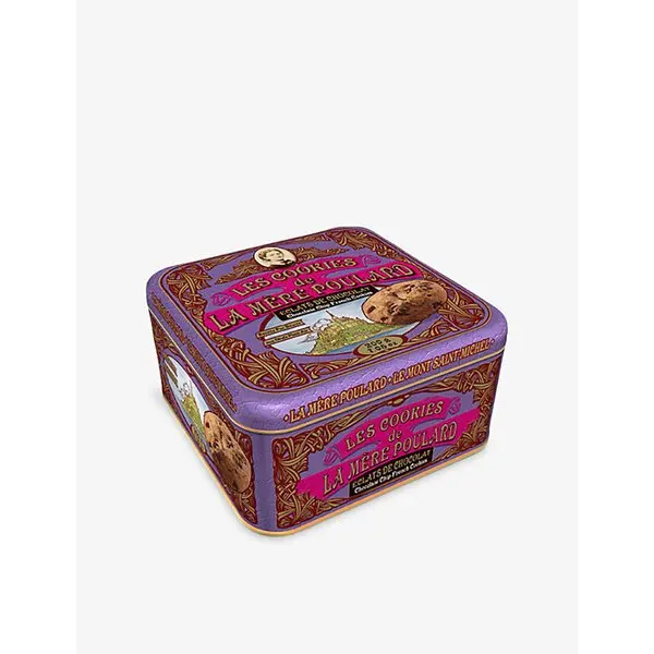 LA MERE POULARD Chocolate Chips French Cookies Biscuits Tin 200g - One-color