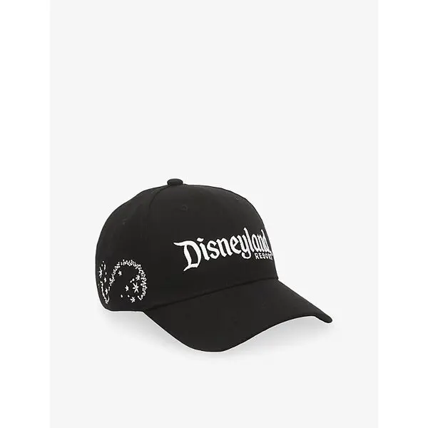 THE DISNEY STORE AT SELFRIDGES Skinnydip X Disney Cotton Baseball Cap - Black