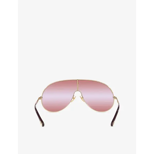 Chloé Pilot-frame Metal Sunglasses