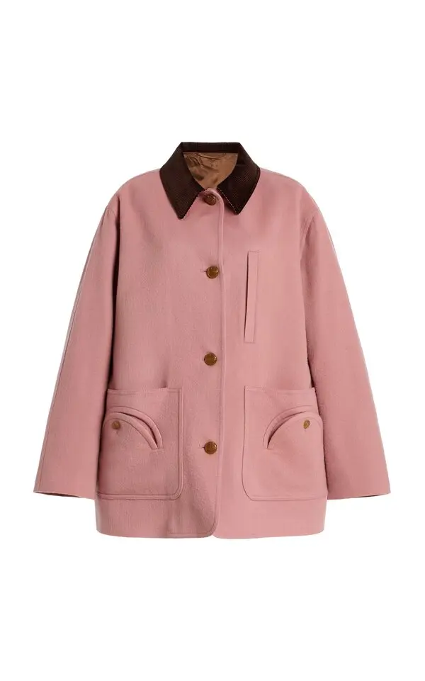 BLAZÉ MILANO Clelia Wool-cashmere Jacket