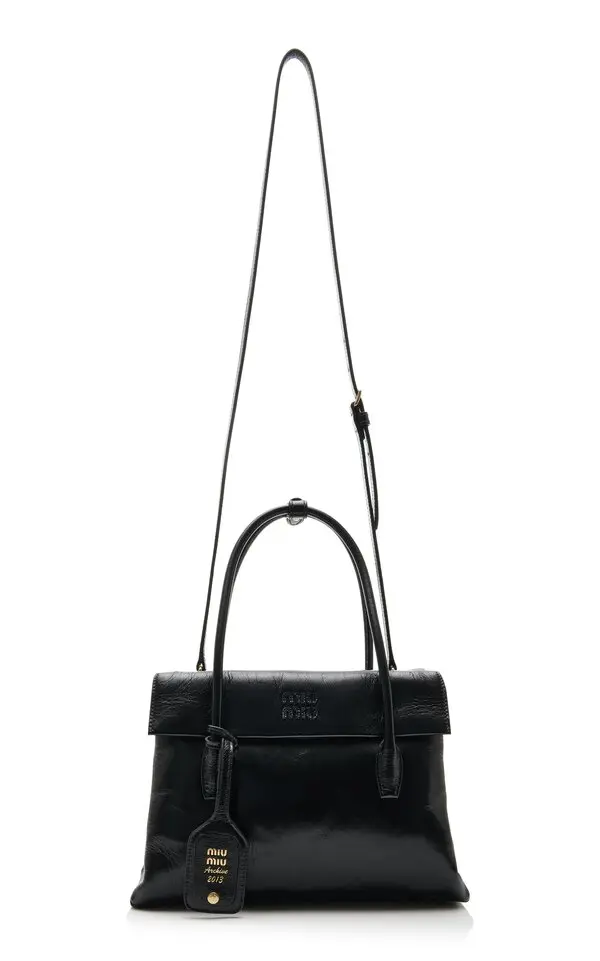 Miu Miu Solitaire Small Leather Tote Bag