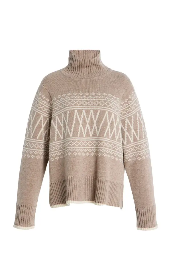 WE NORWEGIANS Setesdal Wool-cashmere Pullover