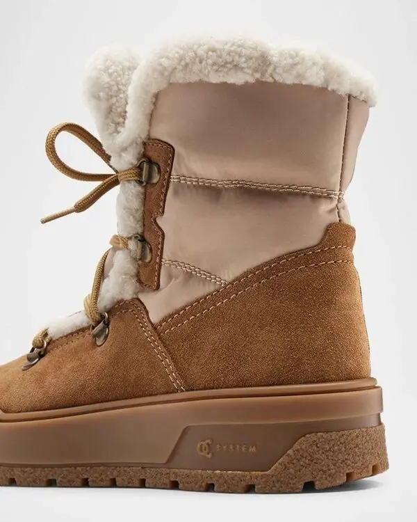 La Canadienne Erika Suede Boots - Toffee