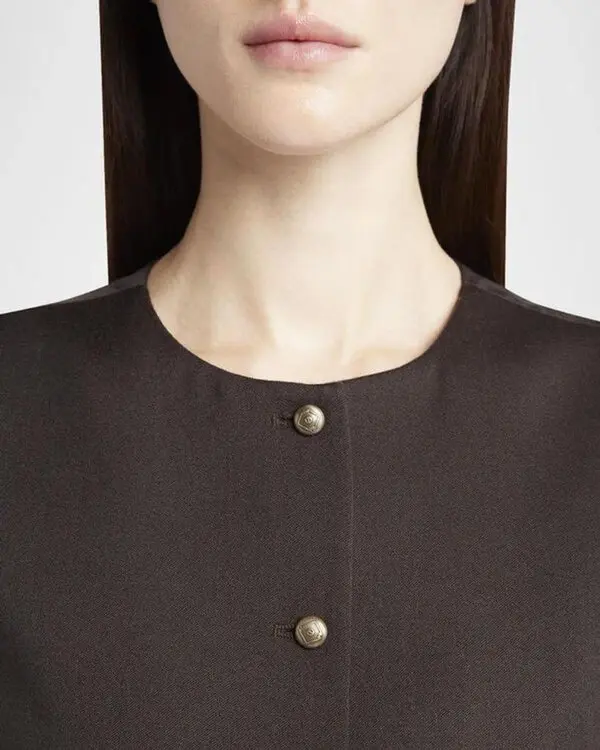 Giorgio Armani Single-breasted Wool Vest