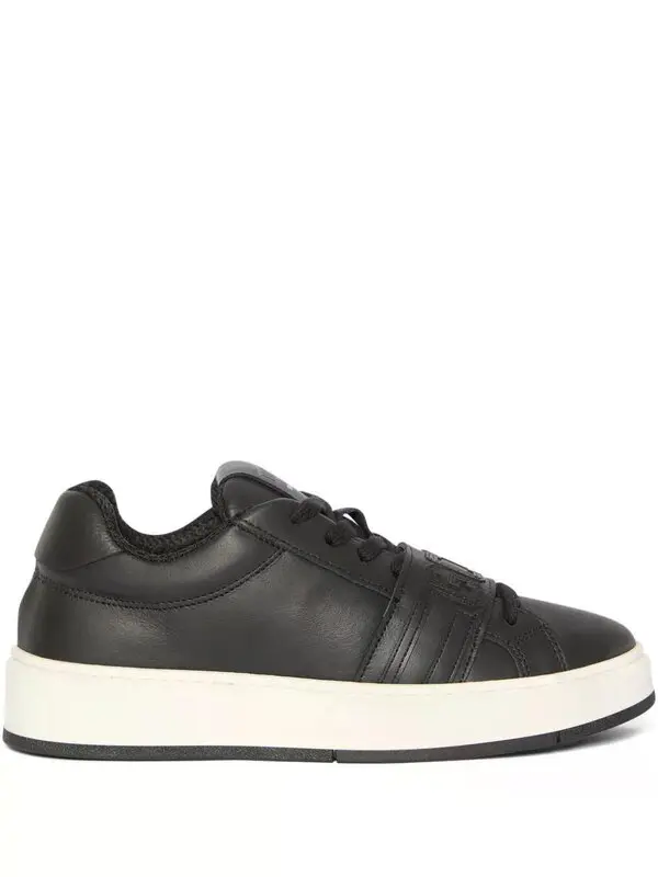 Gcds Logo-appliqué Sneakers - Black