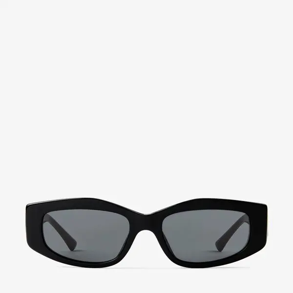 JIMMY CHOO Geometric Sunglasses - Black