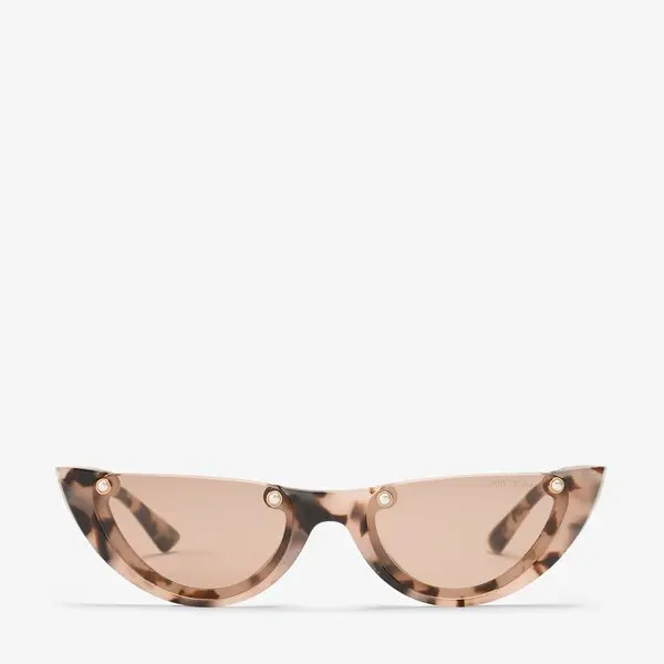 JIMMY CHOO Beth Cat Eye Sunglasses - Pink Havana