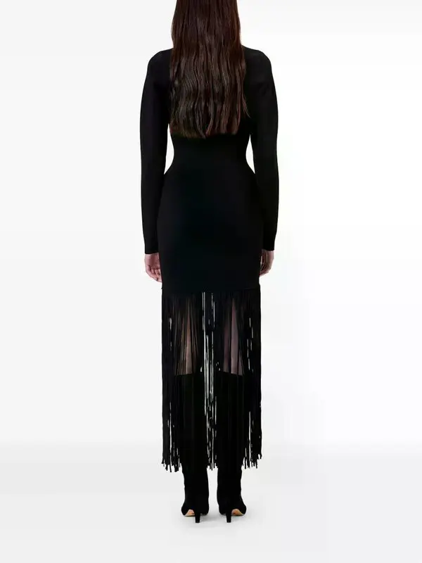 NICHOLAS Fiorella Fringe Maxi Dress