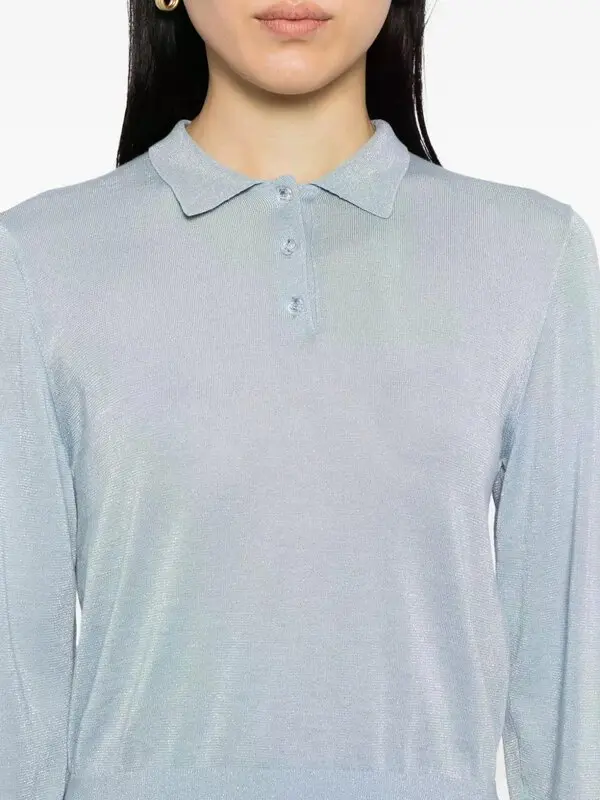 TO B. BY AGNÈS B. Cropped Polo Shirt