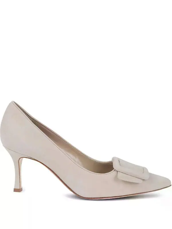 Manolo Blahnik Leather Heeled Pumps