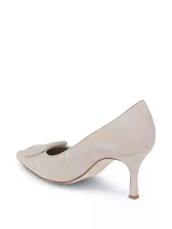 Manolo Blahnik Leather Heeled Pumps