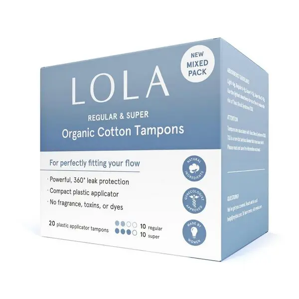 Lola Assorted Organic Cotton Tampons - One-color