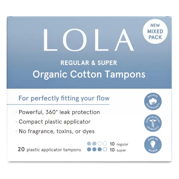 Lola Assorted Organic Cotton Tampons - One-color