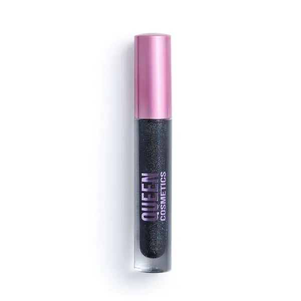 QUEEN COSMETICS Holographic Lip Gloss - Black Widow