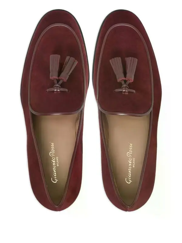 GIANVITO ROSSI Julio Loafers - Red