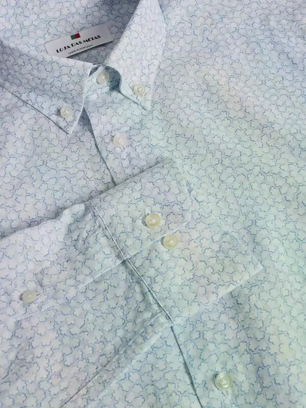 LOJA DAS MEIAS Button-down Print Shirt