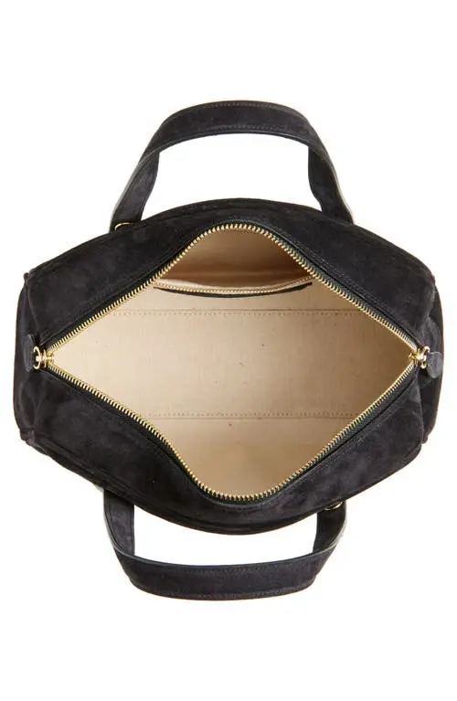 LIFFNER Mini Leather Bowling Crossbody Bag