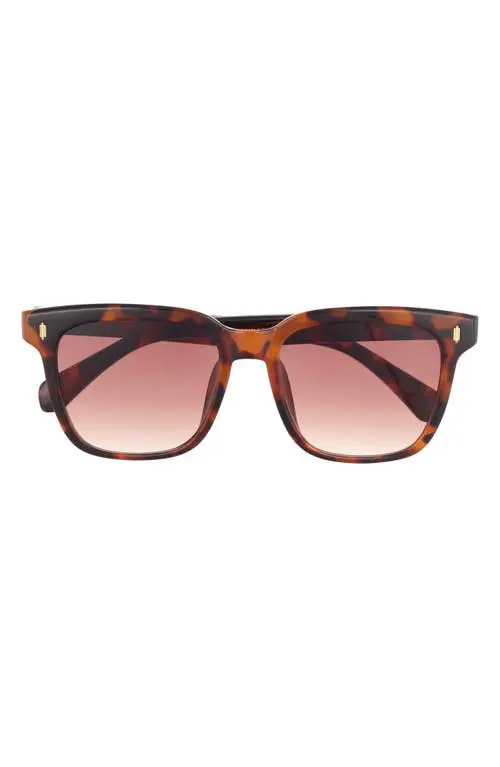 AIRE Luna 54mm Square Sunglasses - Honey Tort/brown Grad