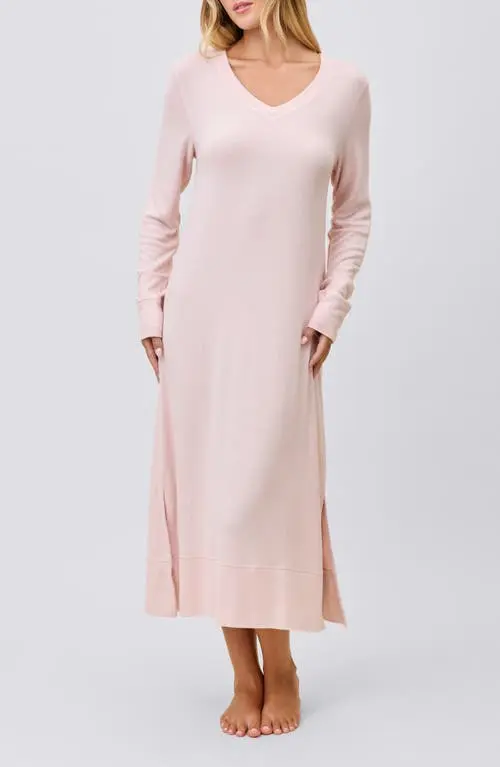 PAPINELLE Feather Soft Long Sleeve Nightgown - Papinelle Pink