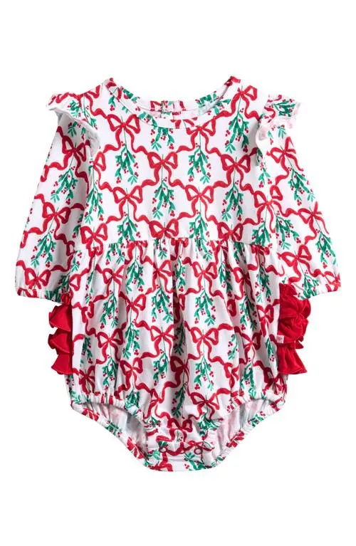 RUFFLEBUTTS Carol Of The Bows Long Sleeve Bodysuit