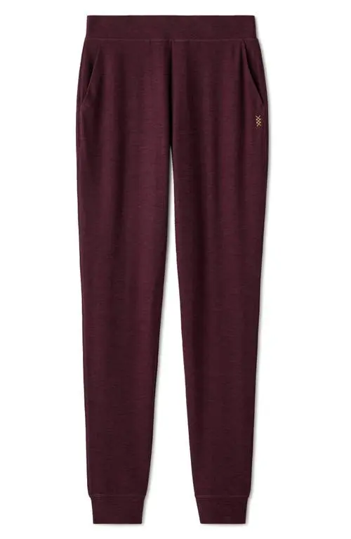 RHONE Atmosphere Joggers - Bordeaux Red Heather