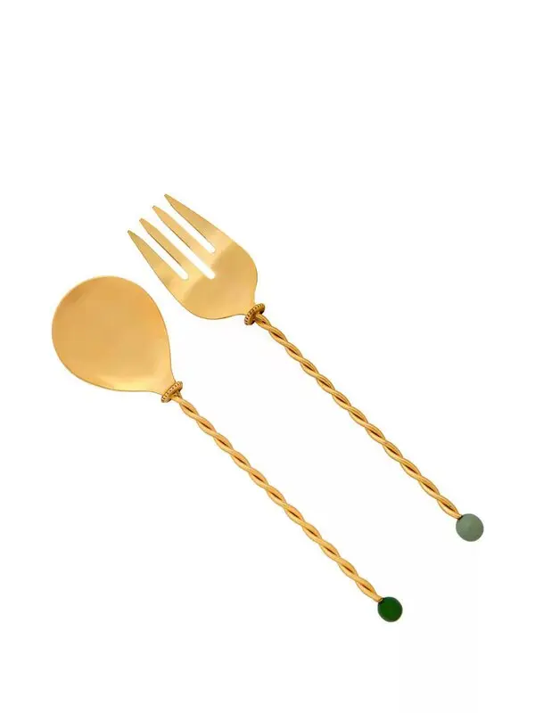 BITOSSI HOME Torchon Salad Servers Set