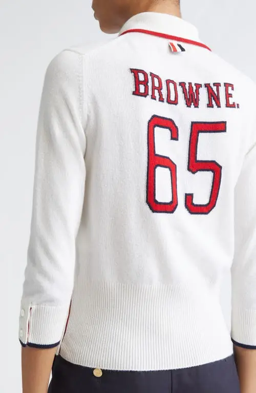 Thom Browne Intarsia Cashmere Sweater