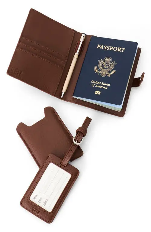 BEIS Passport Holder And Luggage Tag Set