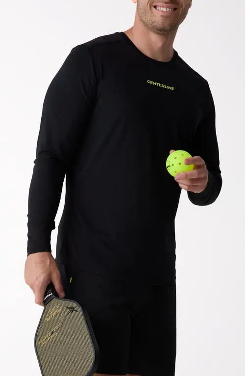 CENTERLINE ATHLETICS Airlite Long Sleeve Top - Black