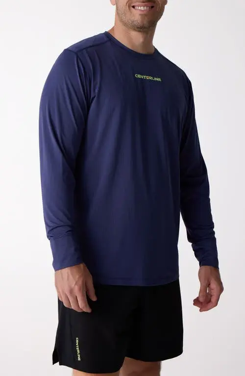 CENTERLINE ATHLETICS Airlite Long Sleeve Top - Midnight Dusk