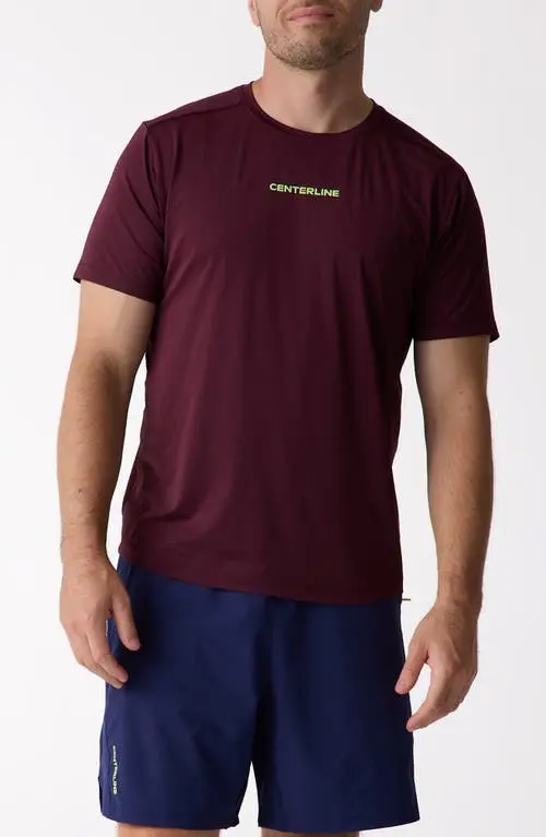 CENTERLINE ATHLETICS Airlite Tee - Dark Currant