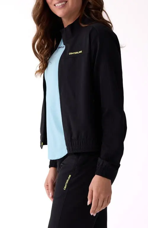 CENTERLINE ATHLETICS Courtside Track Jacket - Black