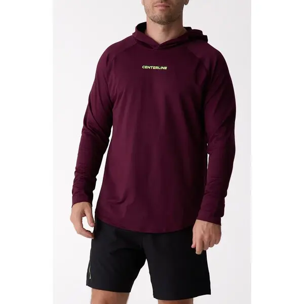 CENTERLINE ATHLETICS Layering Hoodie - Dark Currant