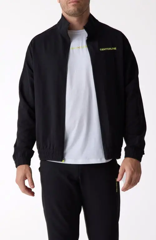 CENTERLINE ATHLETICS Courtside Track Jacket - Black