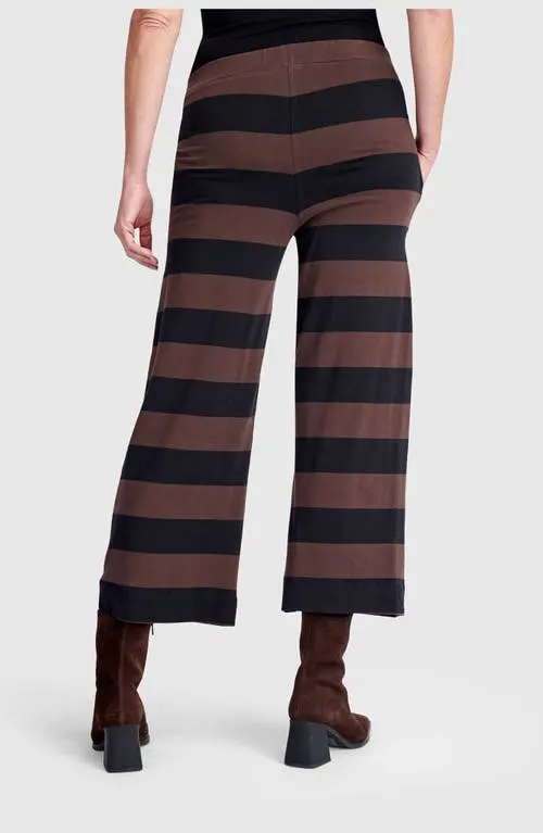 Alembika Striped Cropped Pants