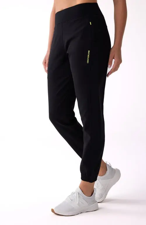 CENTERLINE ATHLETICS Courtside Track Pants - Black