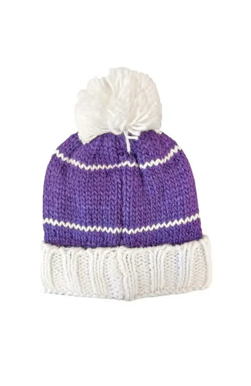 BITS & BOWS Tcu® Horned Frogs Game Day Bobble Hat - Purple