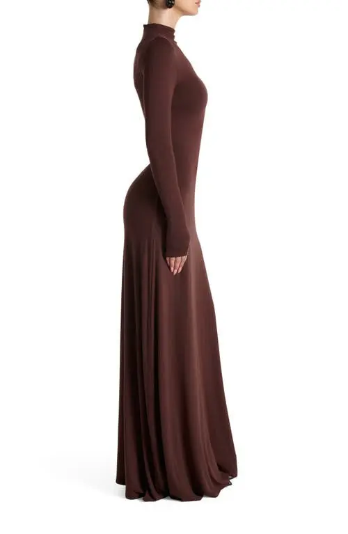 Naked Wardrobe Long Sleeve Maxi Dress