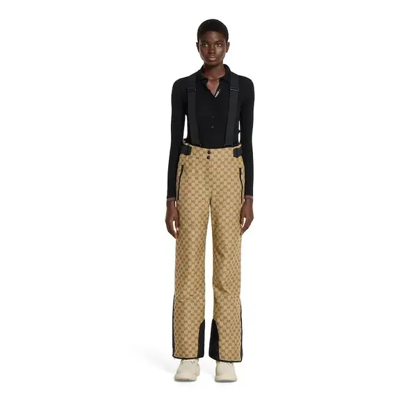 Gucci Gg Technical Fabric Jacquard Pants Ready-to-wear - Beige