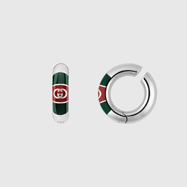 Gucci Single Earring With Web Detail - One-color