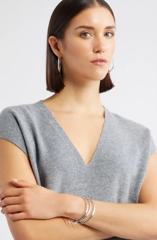 Nordstrom Faceted Hoop Earrings