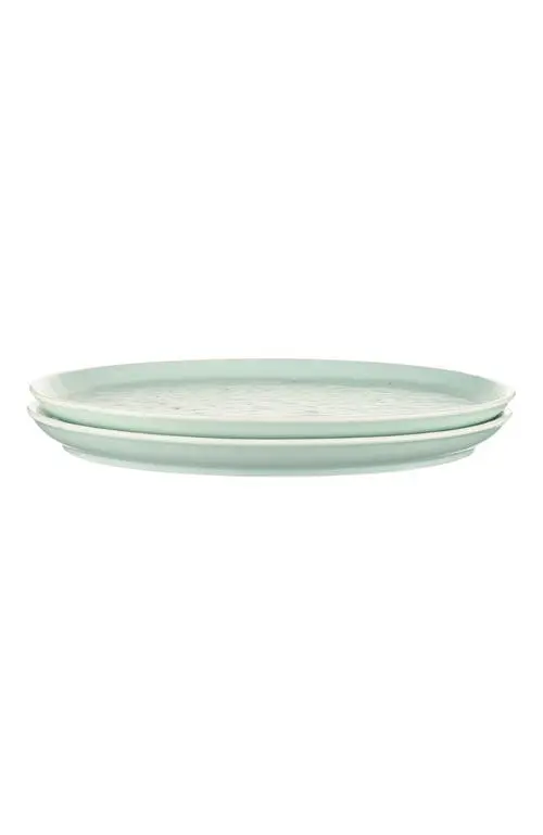 STONE + LAIN Elena Stoneware 4-piece Salad Plate Set - Mint