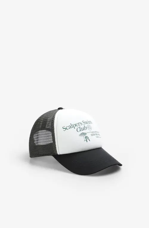 SCALPERS Swim Club Trucker Cap - Blue