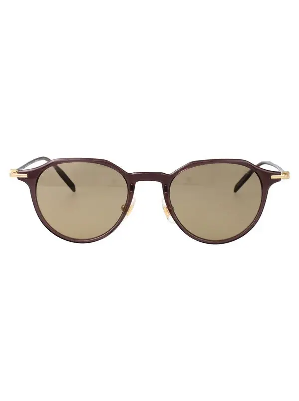 Montblanc Sunglasses - Brown-gold-brown