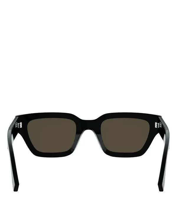 Fendi Selleria Rectangle Sunglasses, 50mm